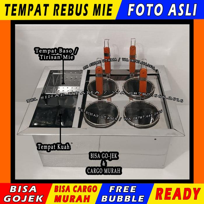 Jual Dandang Mie 4l + Tempat Kuah Bakmi Kangkung Kocok Kocokan Tong ...