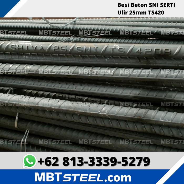 Jual BESI BETON ULIR 25 U40 / TS420 FULL SNI SERTIFIKAT - Kota Surabaya ...