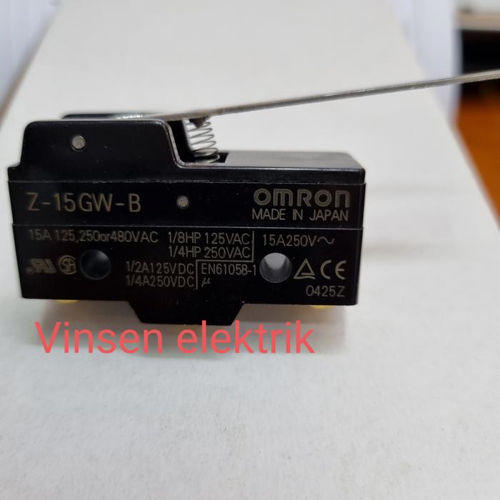 Jual Micro switch omron Z-15GW-B/limit switch omron Z-15GW-B - Jakarta Barat - Vinsen elektrik ...