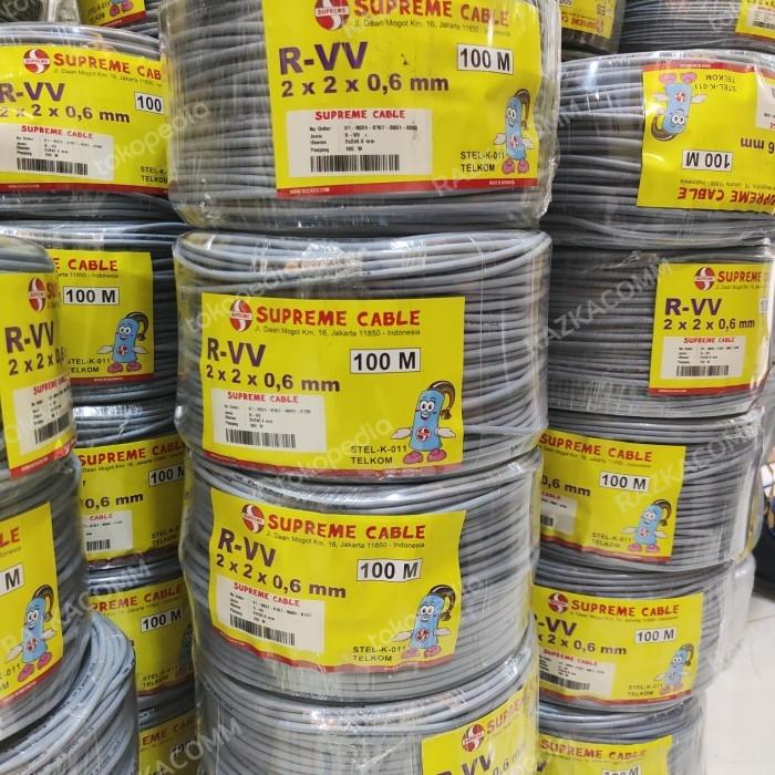 Jual Kabel Telepon Supreme isi4 2x2x0,6 100 mtr - Jakarta Barat ...