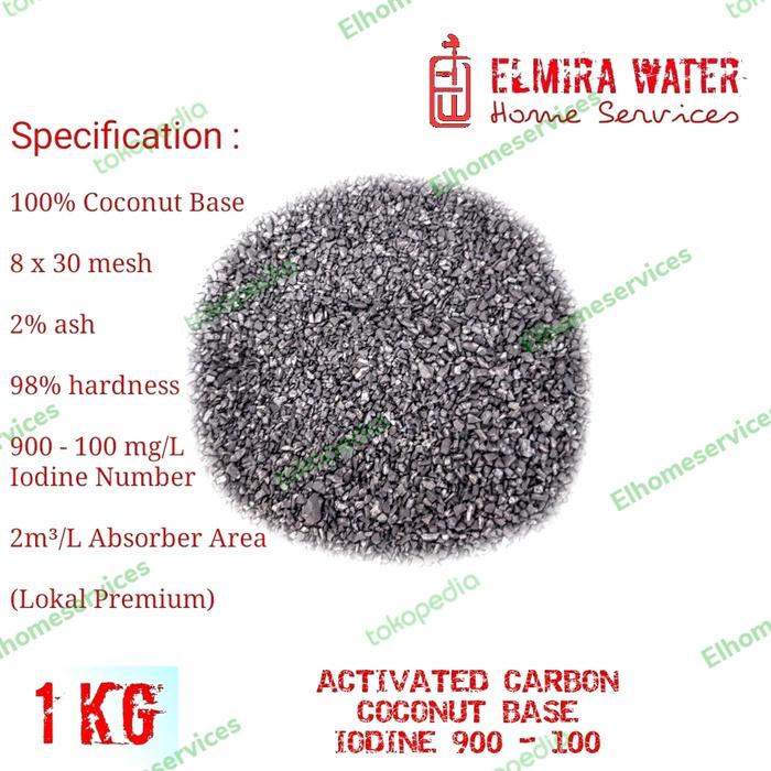 Jual Karbon Aktif Lokal Iodine 900 Coconut Base perKg - Kab. Tangerang - Elmira Water | Tokopedia