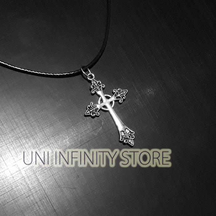 Jual JWNE0453 Kalung Salib Cincin Gotik Perak Vintage Gothic Cross Ring ...