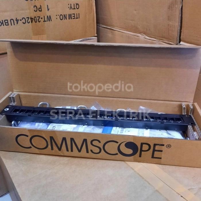 Jual Patch Panel 24 Port Cat.6 Commscope Original Loaded ( model baru ...