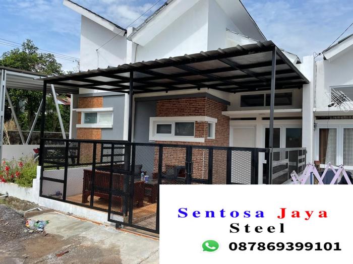 Jual Canopy spandek Kanopi sengalume zincalume hollow galvanis baja ...
