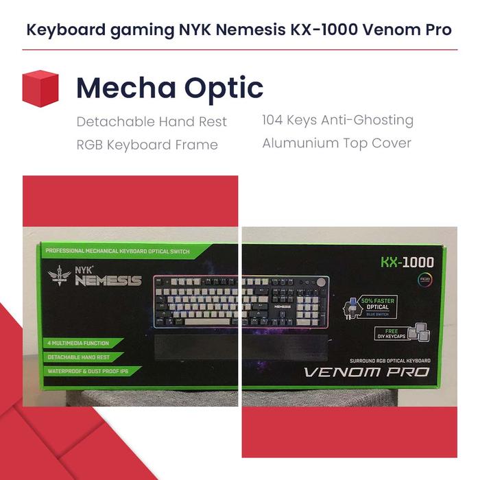 Jual Keyboard gaming NYK Nemesis KX-1000 Venom Pro - Kota Palembang ...