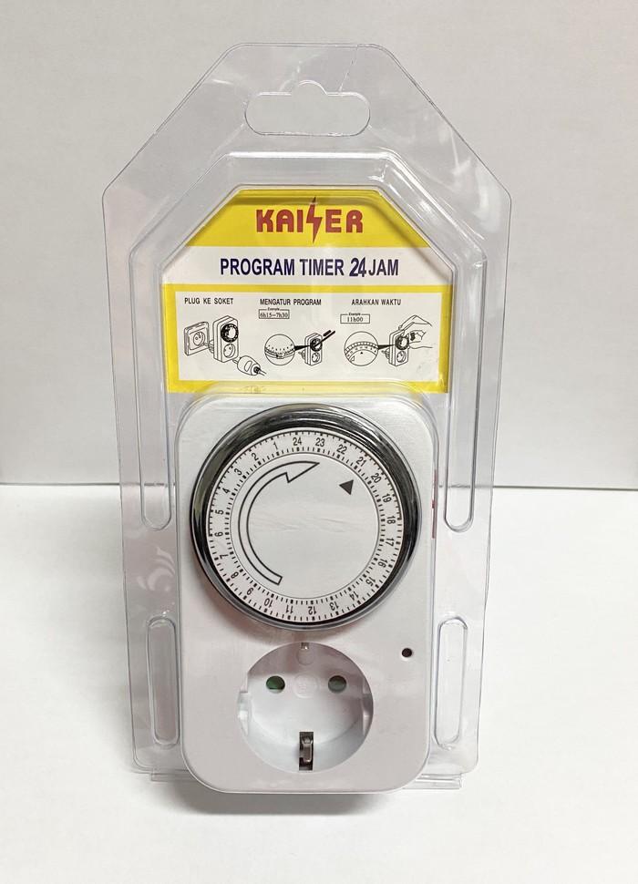 Jual Timer Listrik 24 Jam Analog Kingstar / Stop Kontak Timer / Colokan ...
