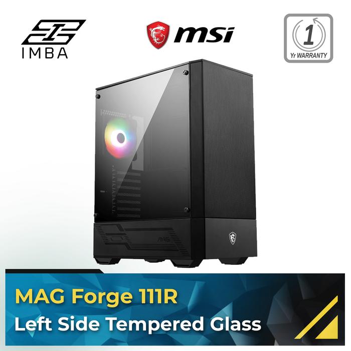 Promo MSI MAG FORGE 111R [ATX, Chassis] Cicil 0% 3x - Jakarta Utara ...