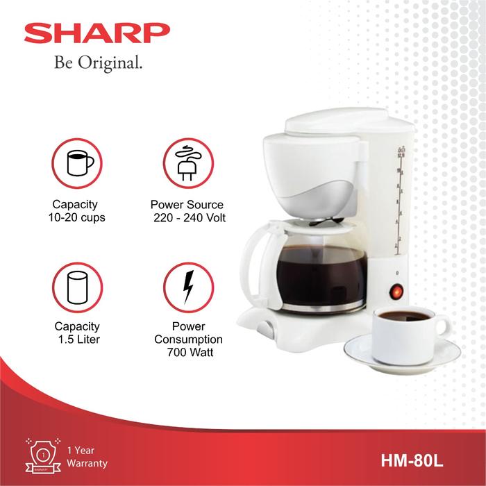 Jual SHARP | HM-80L Coffee Maker 1.5 Liter - Kota Surabaya - SHARP ...