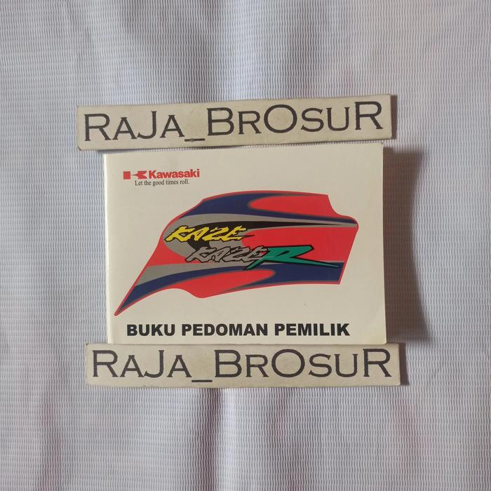Jual Buku pedoman pemilik/Manual Book Kawasaki Kaze Kaze R Gen1 - Kab. Langkat - RajaBrosur ...