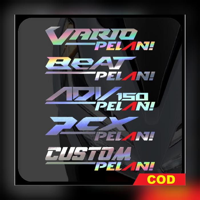 Jual STIKER PELAN VARIO BEAT ADV PCX CUSTOM - Orange, ADV - Kab ...