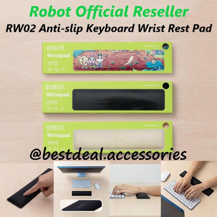 Jual Robot Rw02 Keyboard Wrist Rest Pad Memory Foam Wristpad (new Rw01 ...
