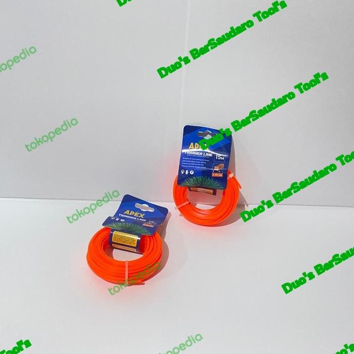 Jual 15 Meter Tali Nilon Nylon Senar Potong Rumput Grass Trimmer Line ...