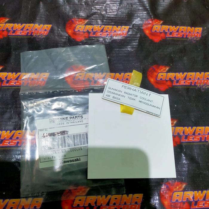 Jual Stiker lebel radiator ninja rr ss r 150 original - Jakarta Barat ...