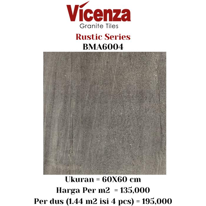 Jual Granit Tile 60x60 Rustic Motif Semen BMJL604F Lantai Dinding ...