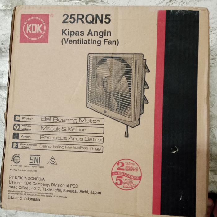 Jual exhaust fan dinding 10inch kdk 25rqn5 ventilating fan - Jakarta ...