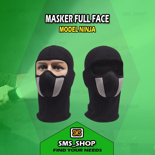 Jual MASKER MOTOR FULL FACE MODEL NINJA / MASKER PELINDUNG WAJAH ...