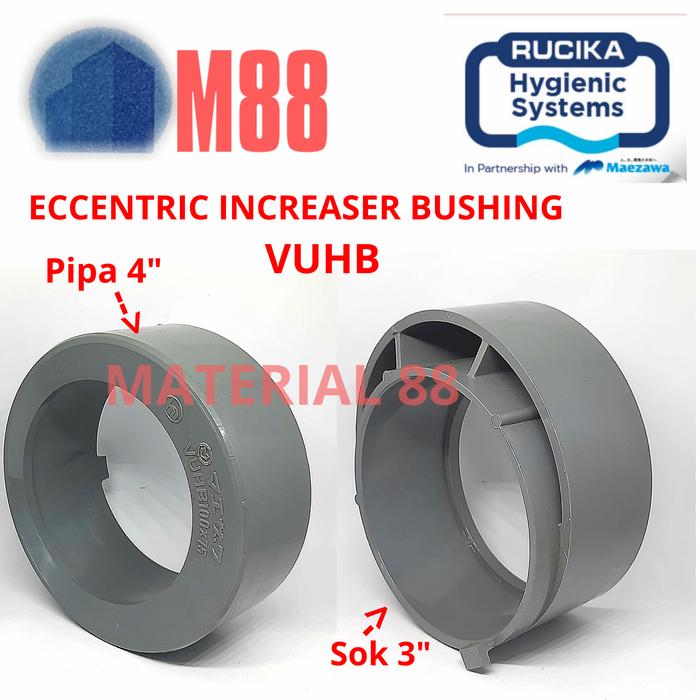 Jual Eccentric Increaser Bushing 4 x 3 RUCIKA Special Fitting Vlok Sok ...