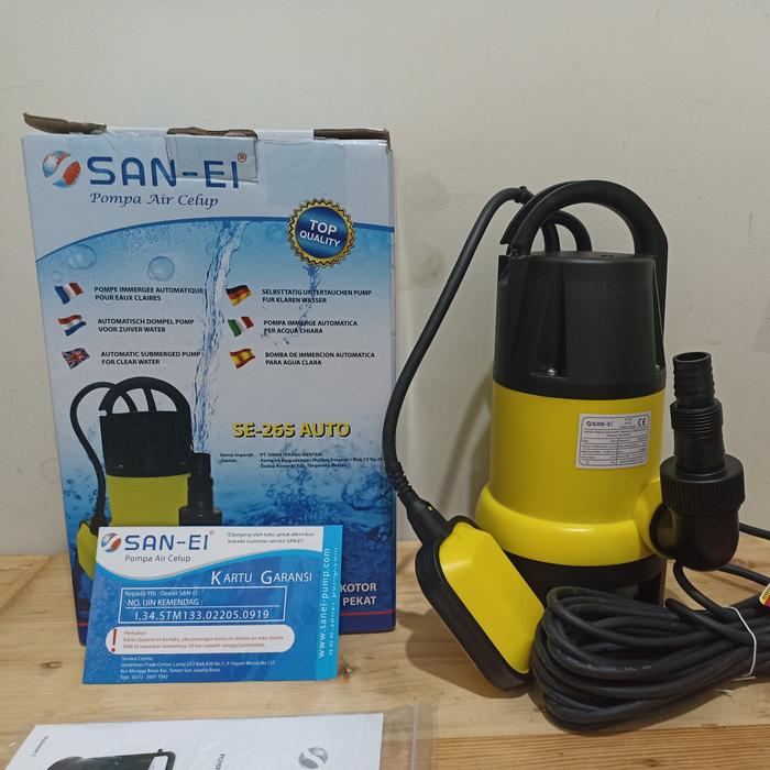 Jual Pompa celup kolam ikan Pompa sirkulasi kolam SAN-EI SE-265 AUTO 250W - Jakarta Barat ...
