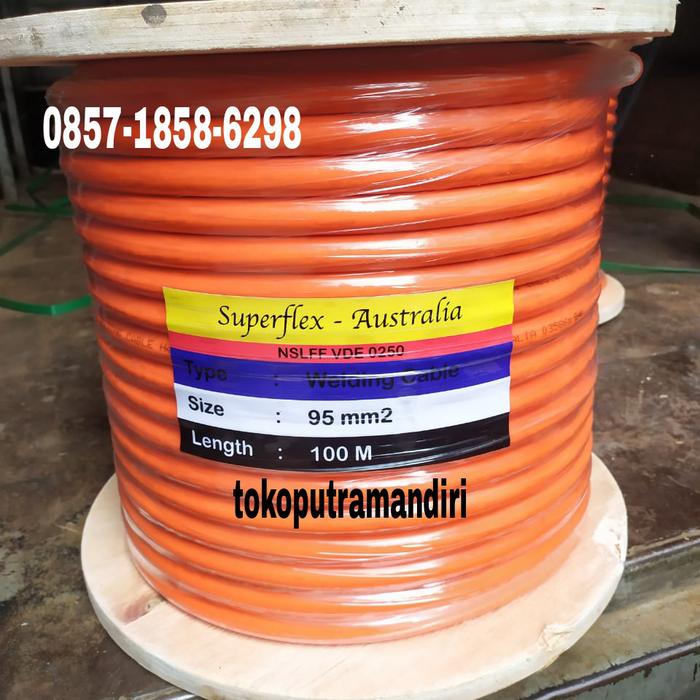 Jual KABEL LAS 95MM SUPERFLEX FULL TEMBAGA / WELDING CABLE 95MM ...