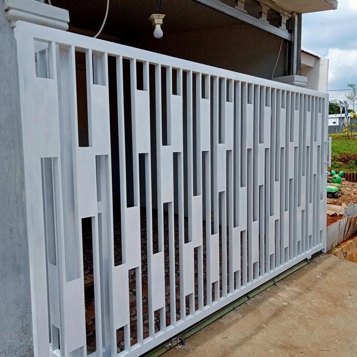 Jual pintu/pagar dorong kekinian - Kota Bekasi - putra makmur jaya 2 ...
