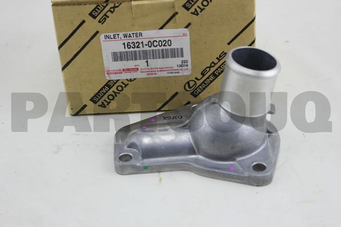 Jual Pipa Water Inlet Innova Fortuner Hilux Bensin 16321-0C010 ORI ...