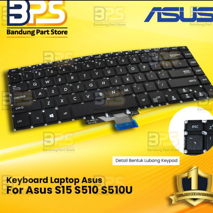 Jual Keyboard Asus VivoBook S15 S510 S510u S510un S510ua S510uq S510ur ...