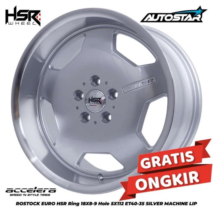 Jual Velg Mobil Amg Mercy Ring 18 HSR Rostock Euro Warna Silver Pcd 5x112 - Jakarta Barat - VELG ...