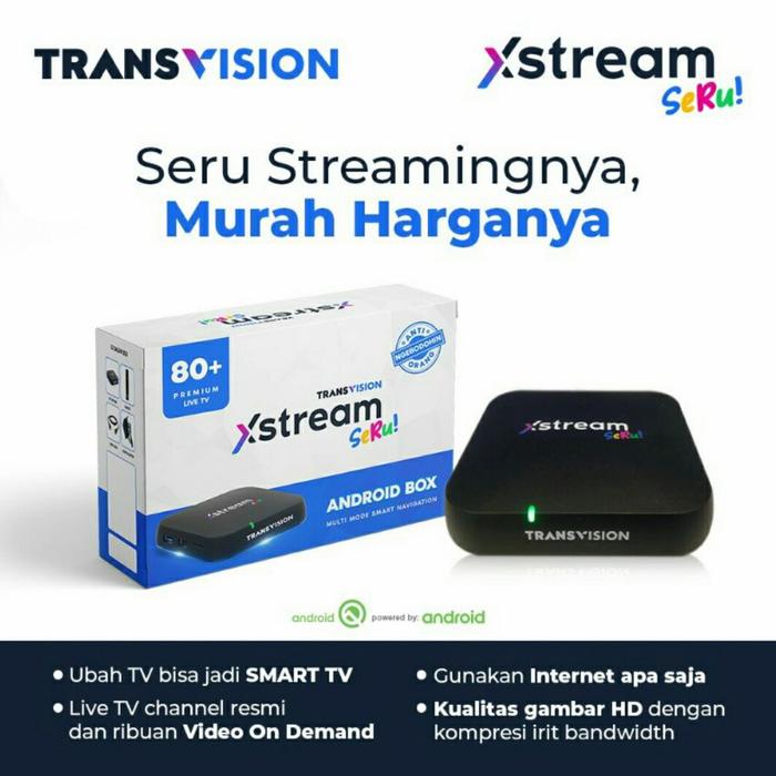 Jual android box tv transvision xstream - Kab. Bandung - Xstream Box ...