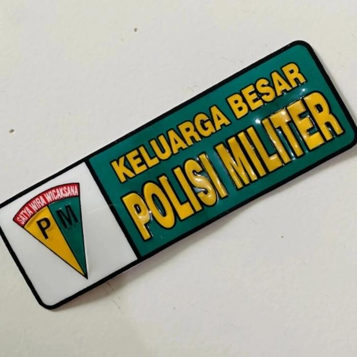 Jual STIKER KELUARGA BESAR POLISI MILITER - Jakarta Pusat - Big Bung ...