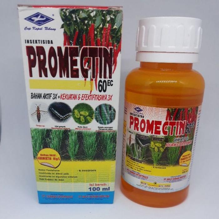 Jual Promectin 60EC 100 ml abamektin dosis tinggi insektisida basmi ...