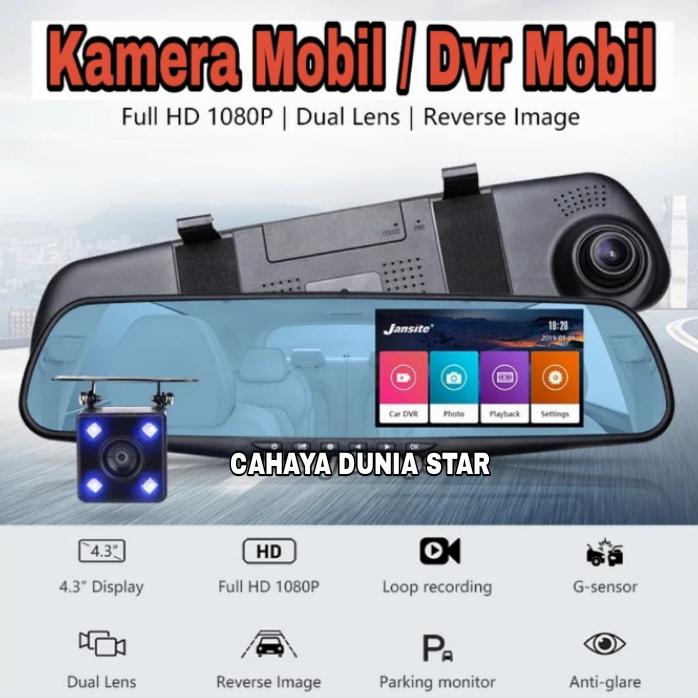 Jual KAMERA CCTV MOBIL CAR DVR FULL HD SPION DASH CAM DUAL KAMERA G ...