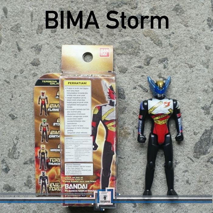 Jual BANDAI BIMA X Action Pose Figure Evil Torga, Flame, Earth SALE ...