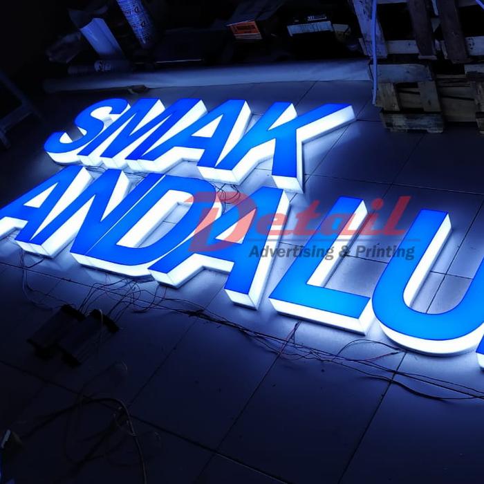 Jual Huruf Timbul Akrilik LED (Samsung) + LED Huruf + LED Acrylic ...