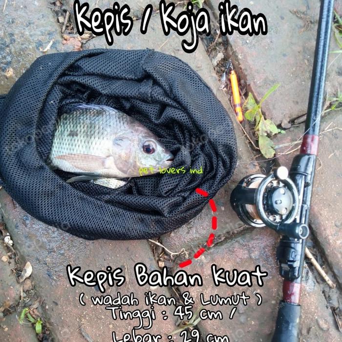 Jual korang ikan kepis bahan kain micro fishing - Kota Depok - pet ...
