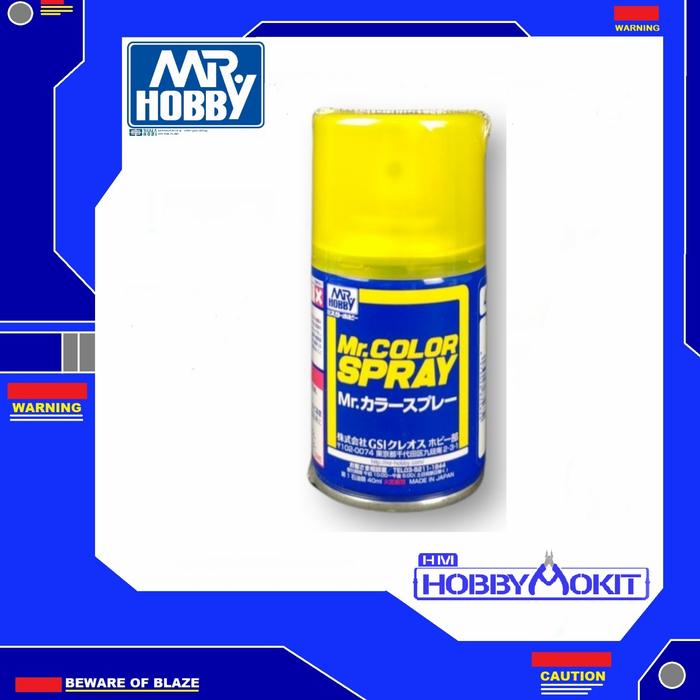 Jual S48 CLEAR YELLOW - MR HOBBY GSI CREOS - MR COLOR SPRAY - Kota Bandung - HOBBY MOKIT | Tokopedia