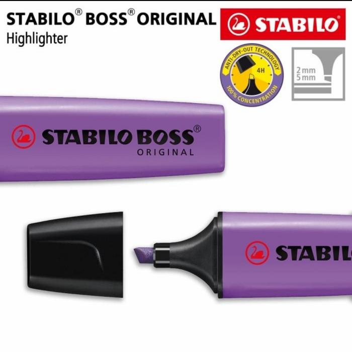 Jual STABILO BOSS ORIGINAL harga satuan (1pcs) - violet - Jakarta Pusat ...