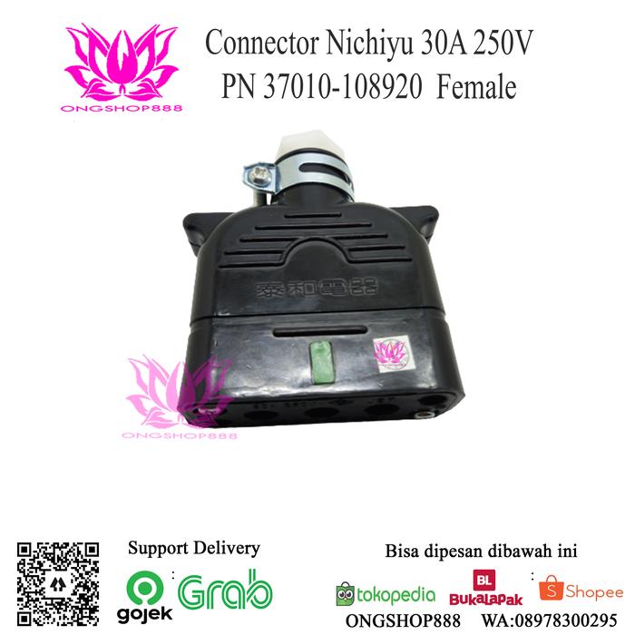 Jual BATTERY CONNECTOR JAPAN 37010-10870 30A 250V Female For Forklift ...