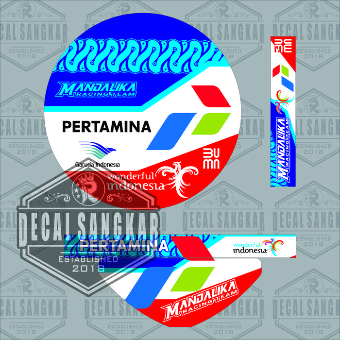 Jual stiker tebok Lovebird mandalika racing - Kota Blitar - decal ...