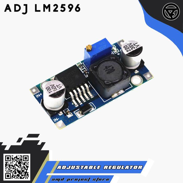 Jual [AMD] Adjustable Regulator Step Down DC LM2596 | Voltage Regulator ...