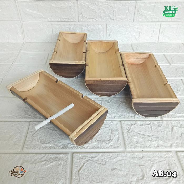 Jual Asbak Bambu Hitam type AB.04 - Kab. Sumedang - Budiman Handicraft ...