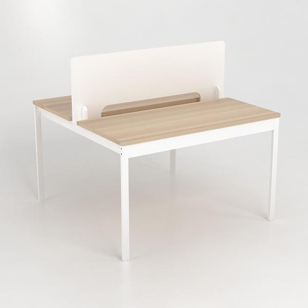 Jual meja kerja dengan penyekat ofisu dk 129 by pira - pro oak - Kab ...