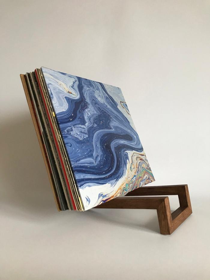 Jual Rak Vinyl Kayu Piringan Hitam Storage Records Holder Minimalis ...