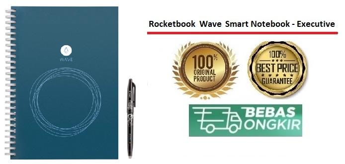 Jual Rocketbook Wave Smart Notebook - Dotted Grid Executive Size 6" x 8 ...
