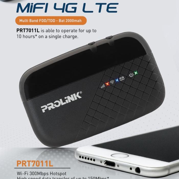 Jual Modem Prolink 4g Prt7011l / 4g Lte Wi-fi / Mifi 4g / Hotspot Di ...