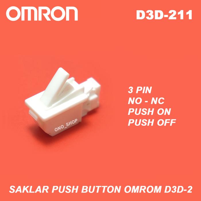 Jual Saklar Push Button Omron D3D-2 - D3D-211 - Jakarta Barat - Corona Tehnik | Tokopedia