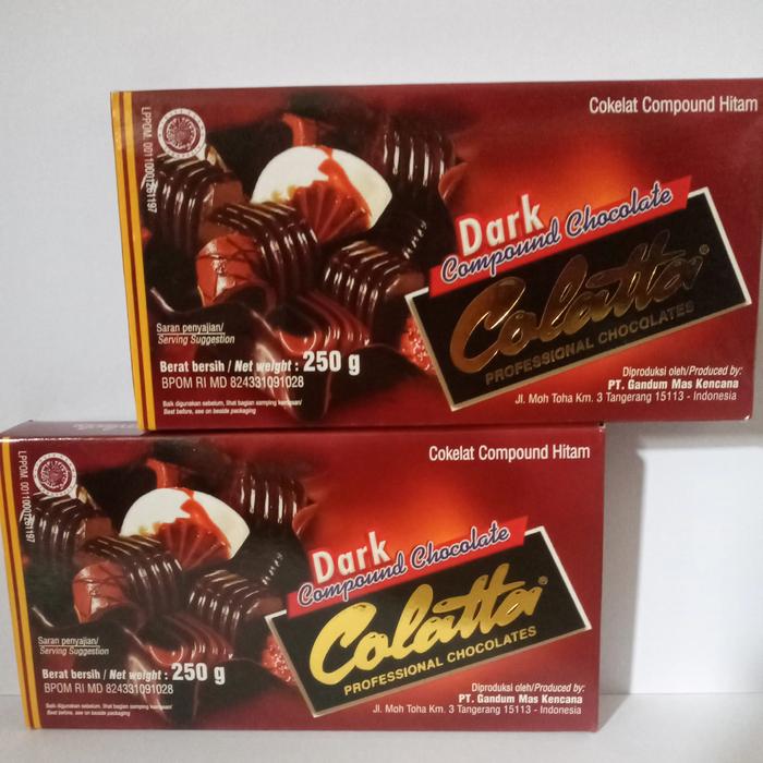 Jual Colatta dark compound 250gr-Coklat blok hitam - Kab. Bogor ...