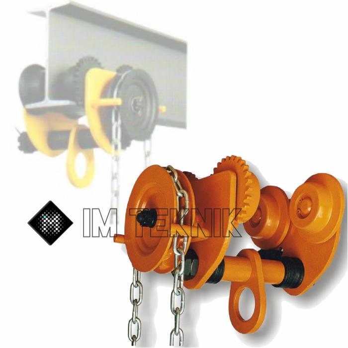 Jual Gear trolly chain block hoist 5 ton rantai 3m Japan, trolley H ...