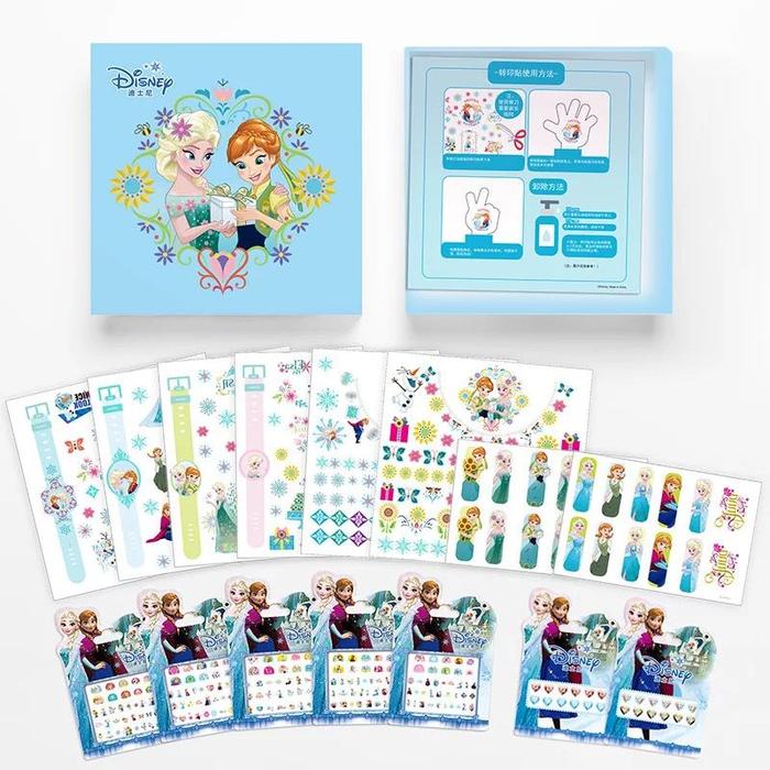Jual Sticker Kuku Dan Tattoo Stiker Mainan Anak Disney Elsa Anna ...