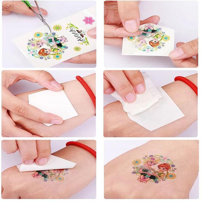 Jual Sticker Kuku Dan Tattoo Stiker Mainan Anak Disney Elsa Anna ...
