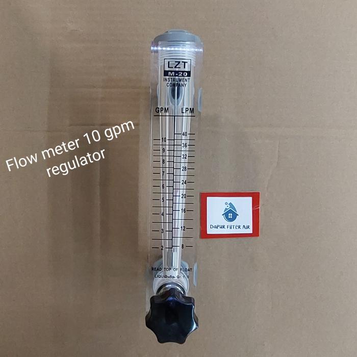 Jual Flow Meter 10 gpm Regulator / Flow meter Filter air - Jakarta ...